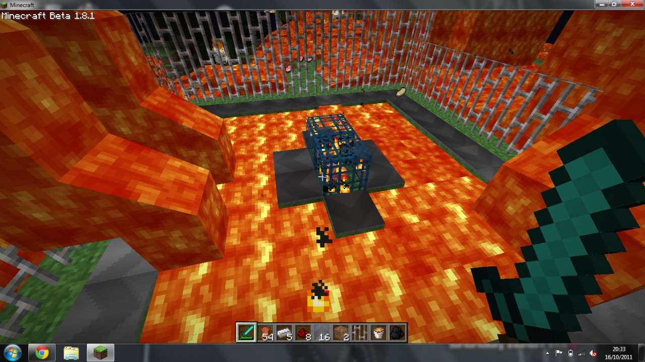 Epic Lava and Pig Trap Minecraft Map
